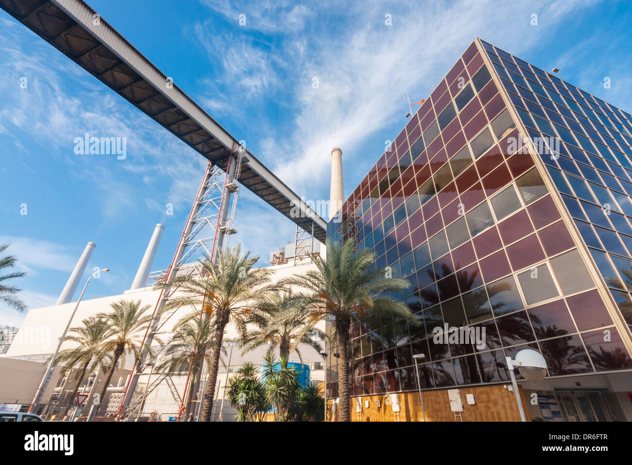 Israel. The Israel's Electric Company (IEC) Hadera power plant Stock ...