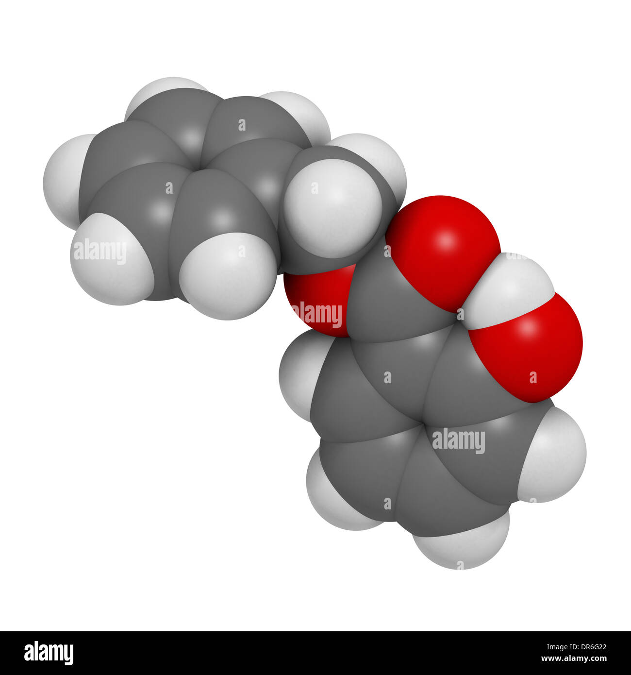 Benzyl salicylate (benzyl 4-hydroxybenzoate) molecule. Used in ...