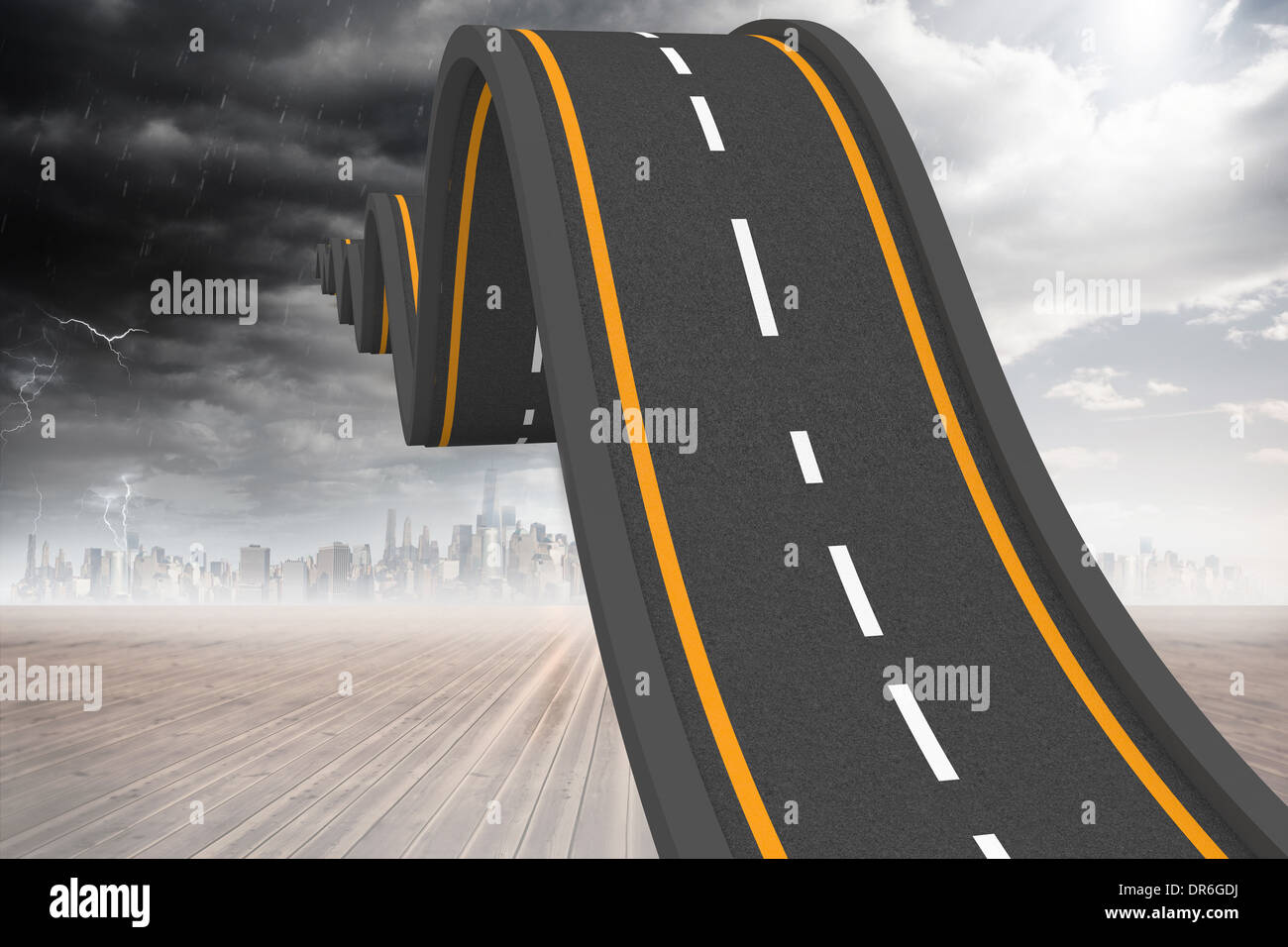 Bumpy road backdrop Stock Photo - Alamy