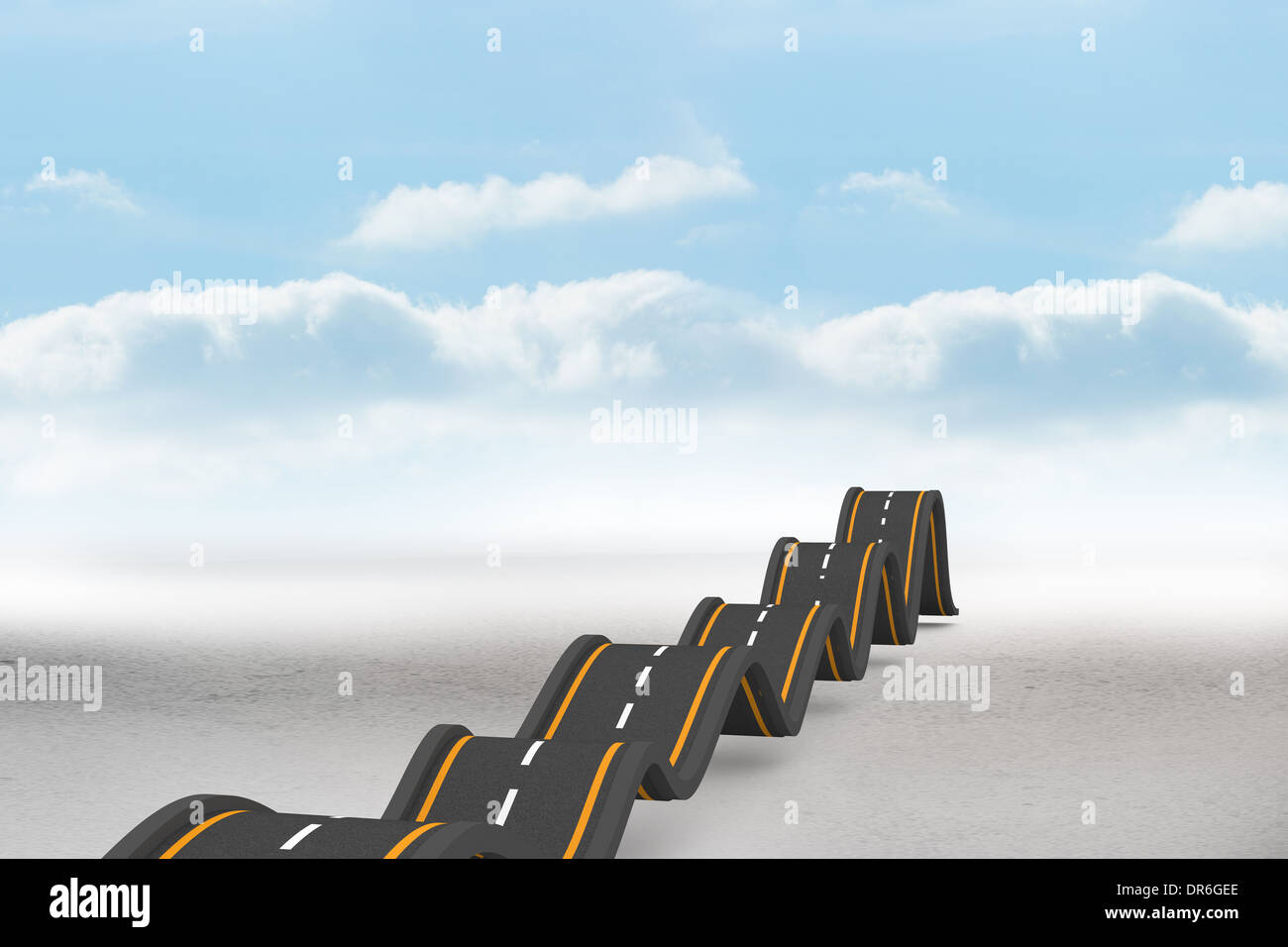 Bumpy road backdrop Stock Photo - Alamy
