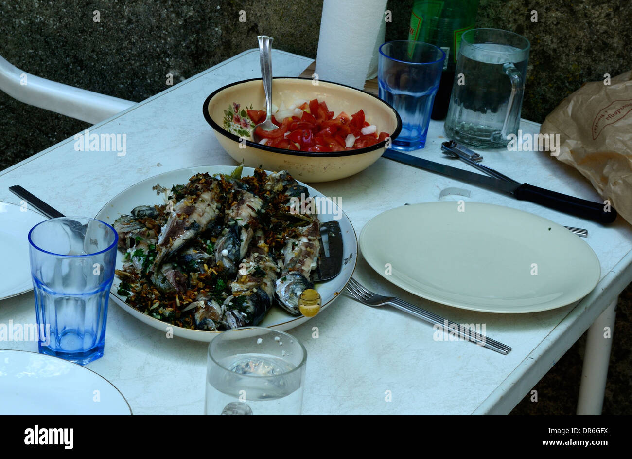 Plomin Istria Croatia traditional food Stock Photo - Alamy