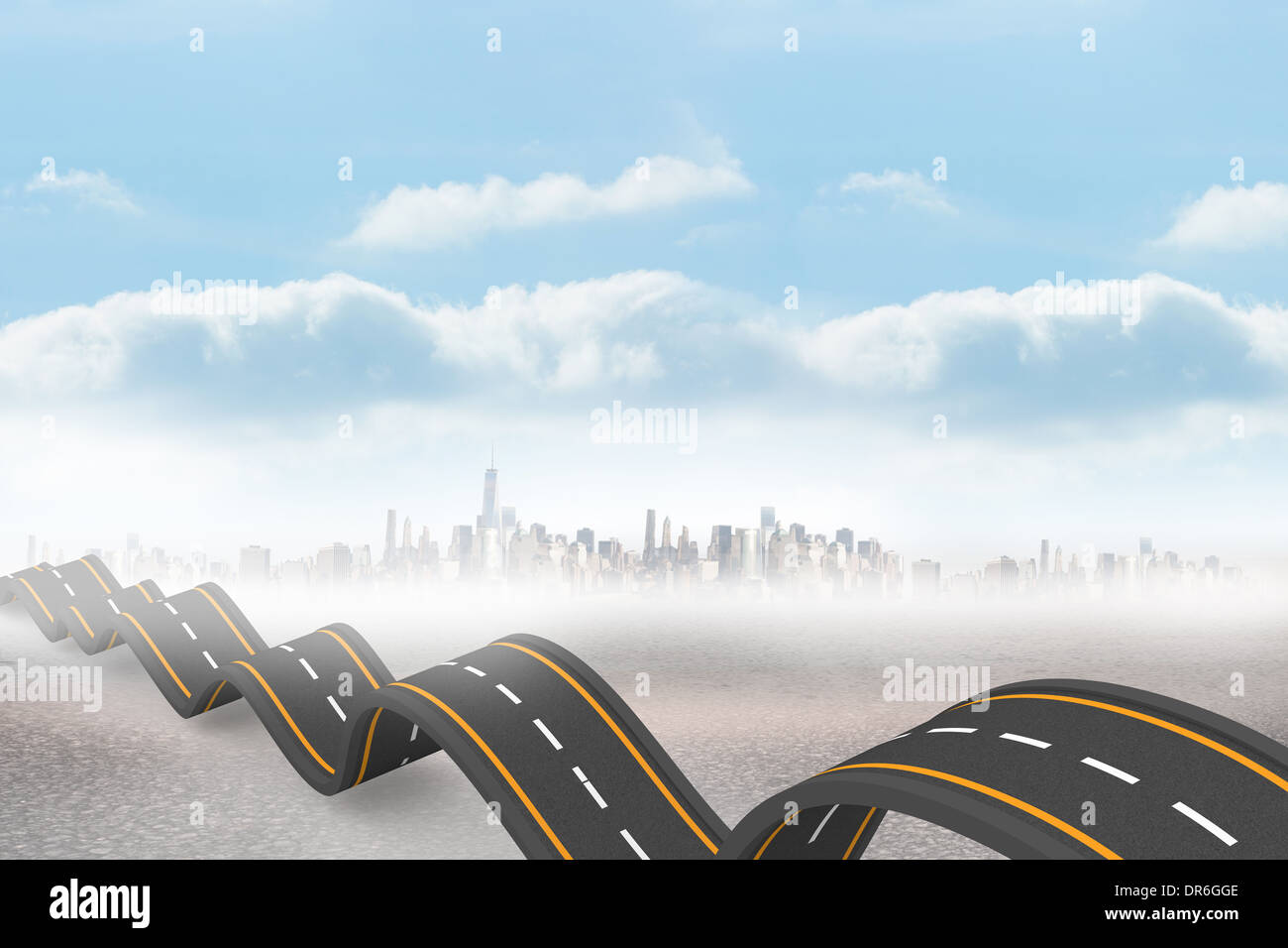Bumpy road backdrop Stock Photo - Alamy