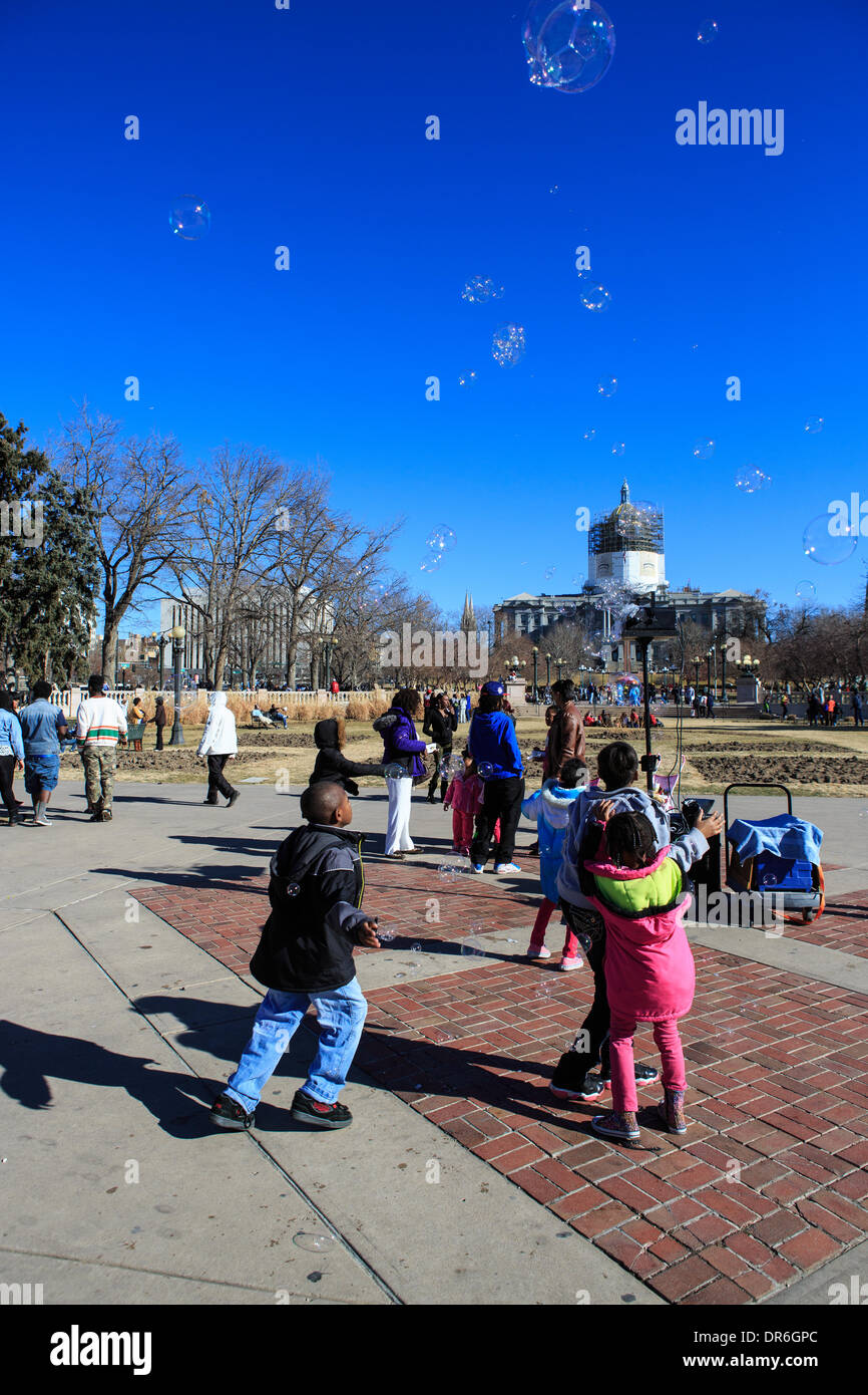 Martin luther king parade hi-res stock photography and images - Alamy