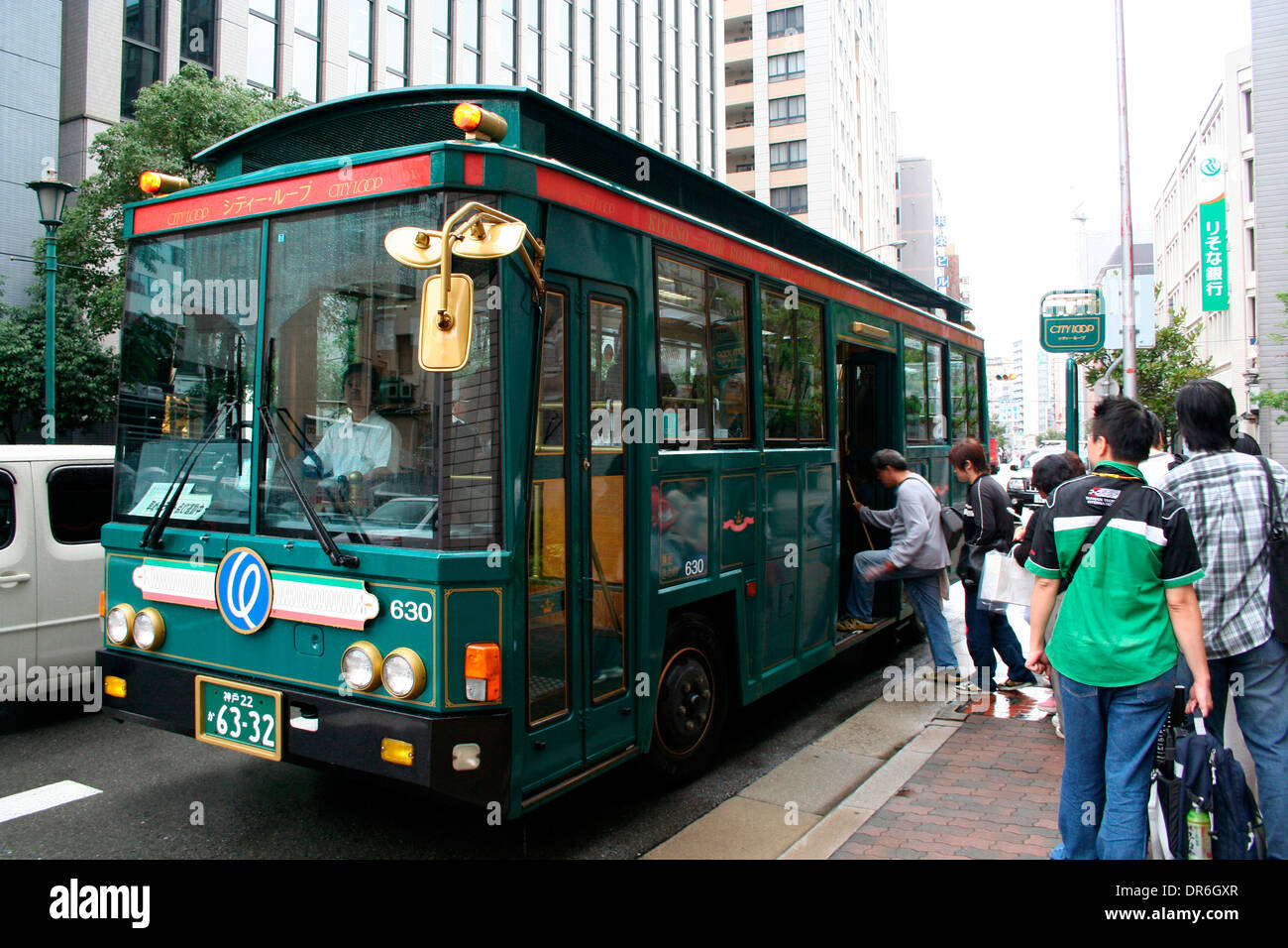 Sightseeing bus in Kobe, Japan Stock Photo - Alamy