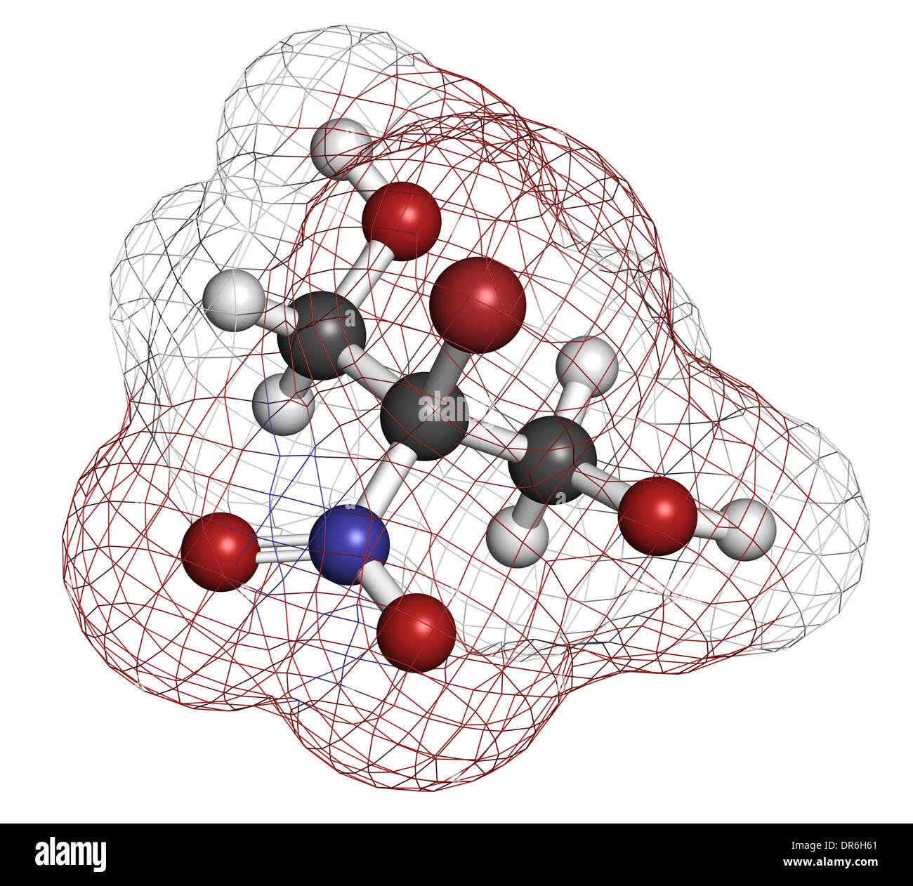 Bronopol preservative molecule. Possibly carcinogenic through ...