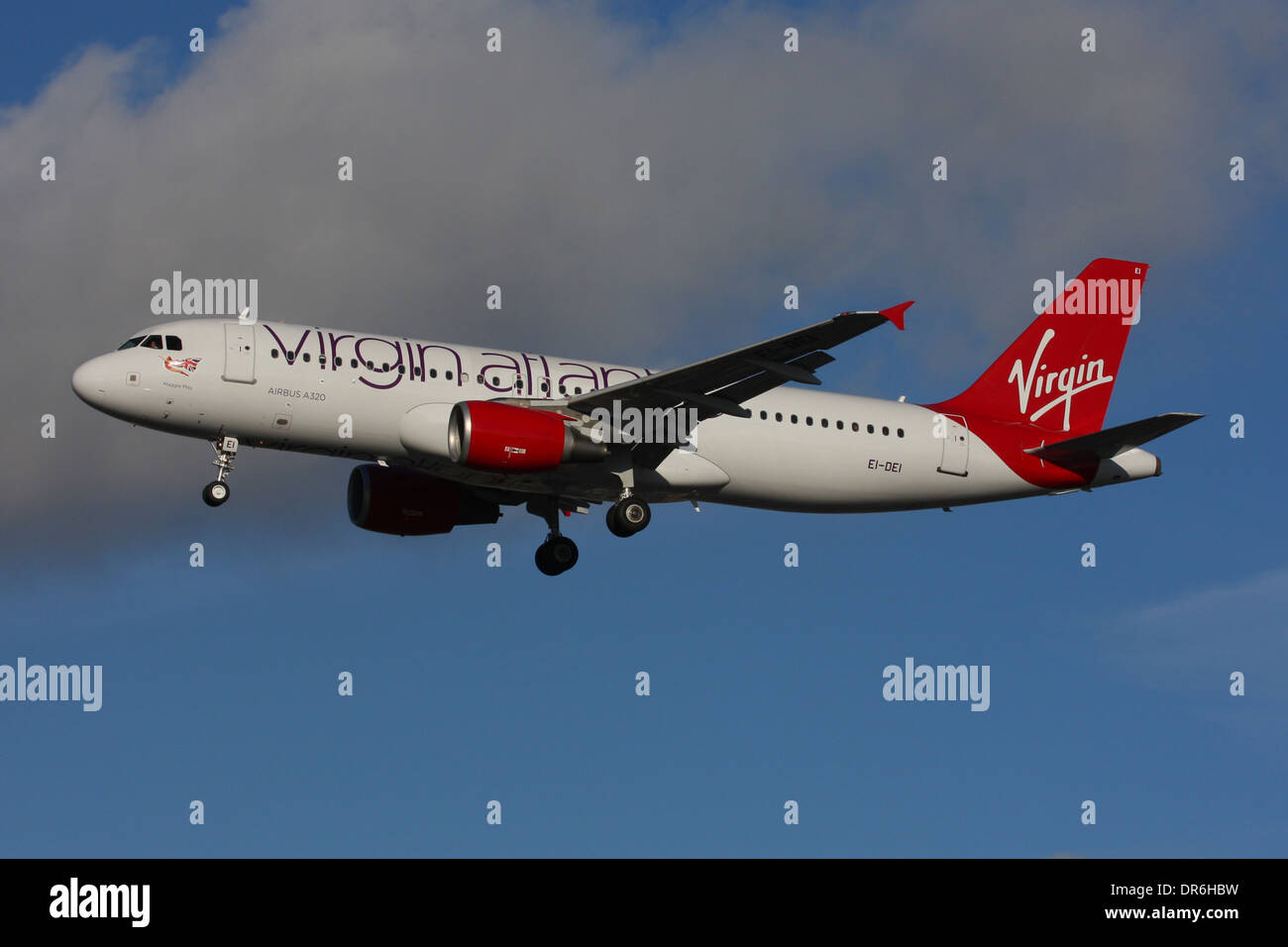 VIRGIN AIRBUS A320 Stock Photo - Alamy