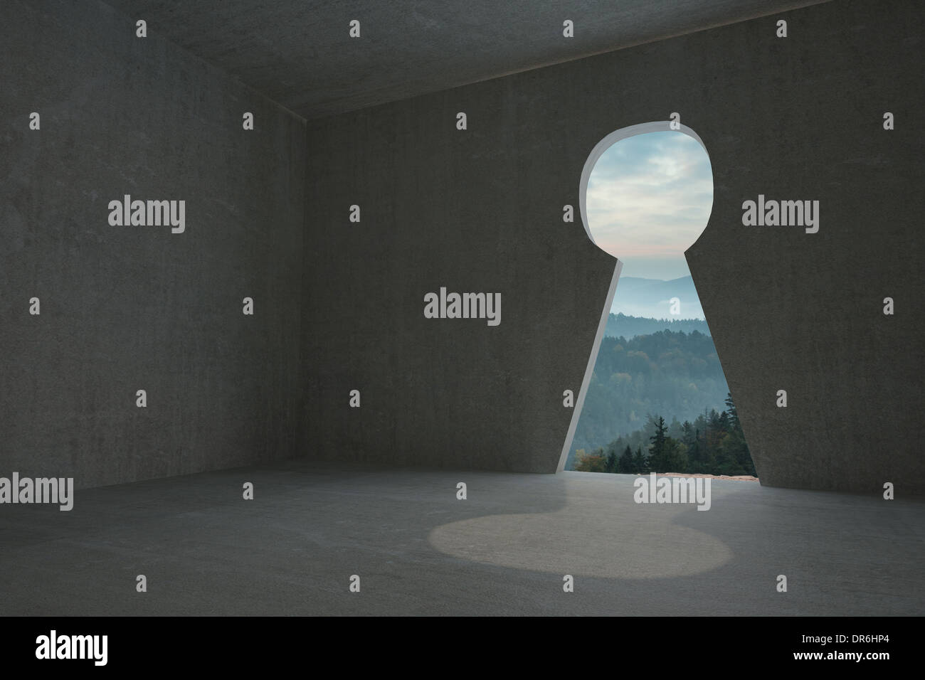 Keyhole in door hi-res stock photography and images - Alamy