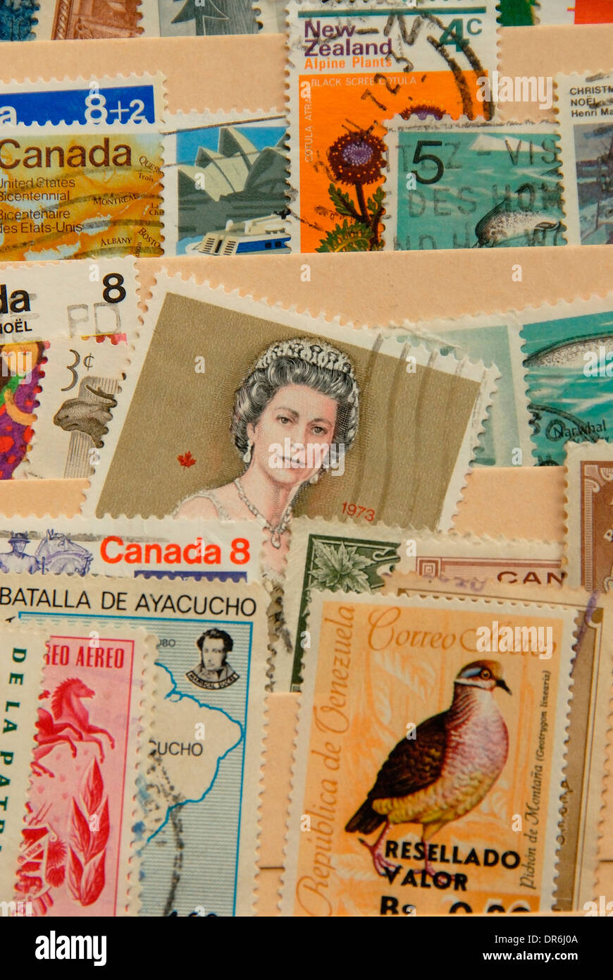 Old stamps hi-res stock photography and images - Alamy