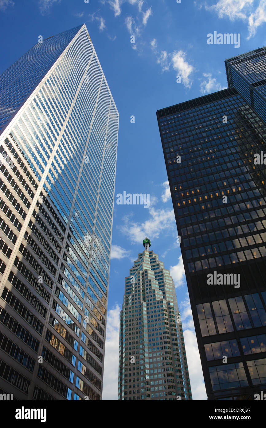 Business towers in the Financial District, Toronto, Canada Stock Photo ...