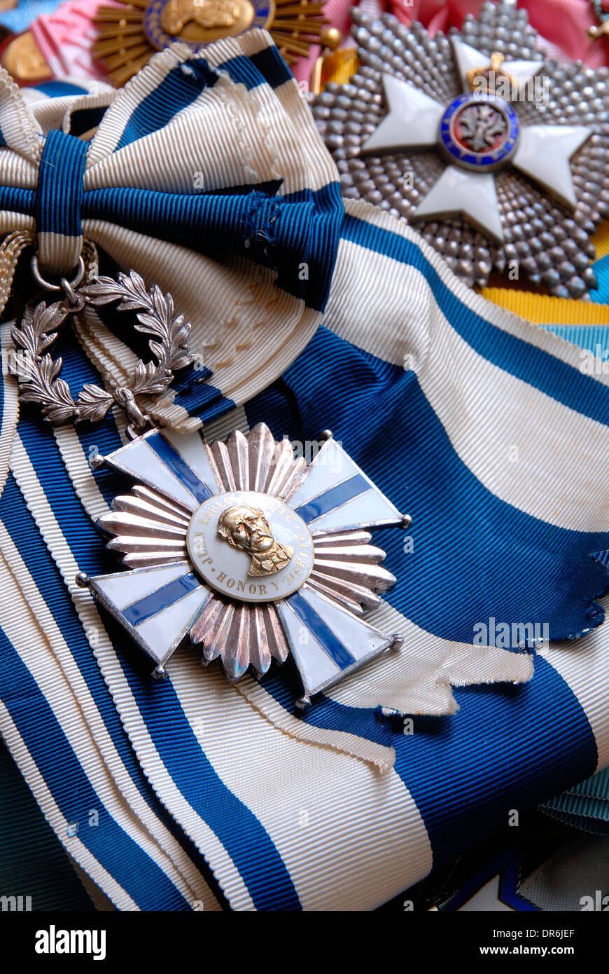 Medal with ribbon hi-res stock photography and images - Alamy