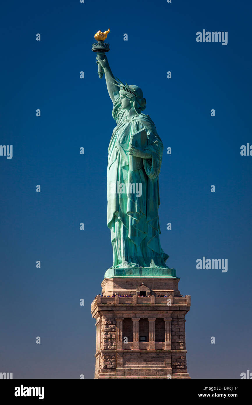 Side view of Statue of Liberty, New York City, USA Stock Photo - Alamy