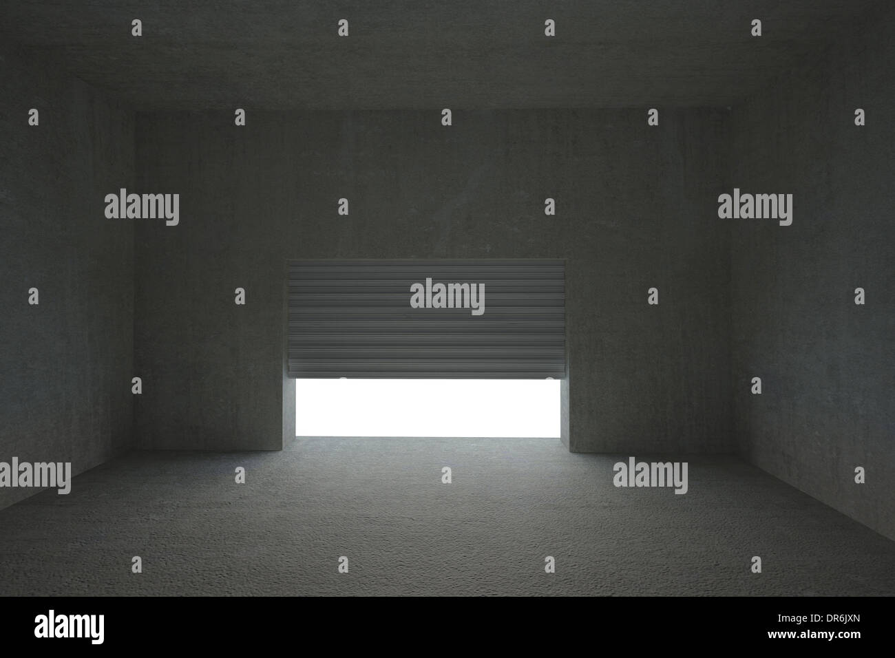 Shutter opening in dark room Stock Photo - Alamy