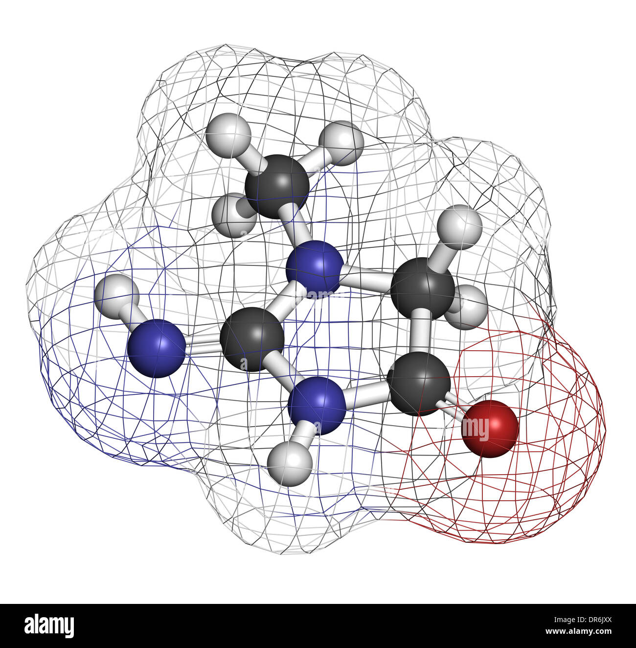 Creatinine molecule. Creatine breakdown product. Creatinine clearance ...