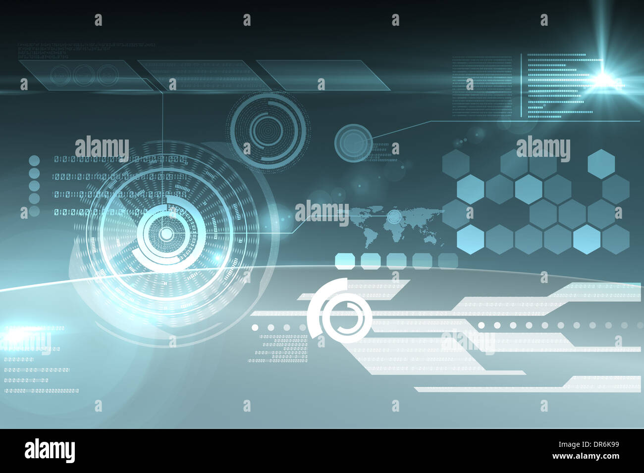 Glowing interface hi-res stock photography and images - Alamy