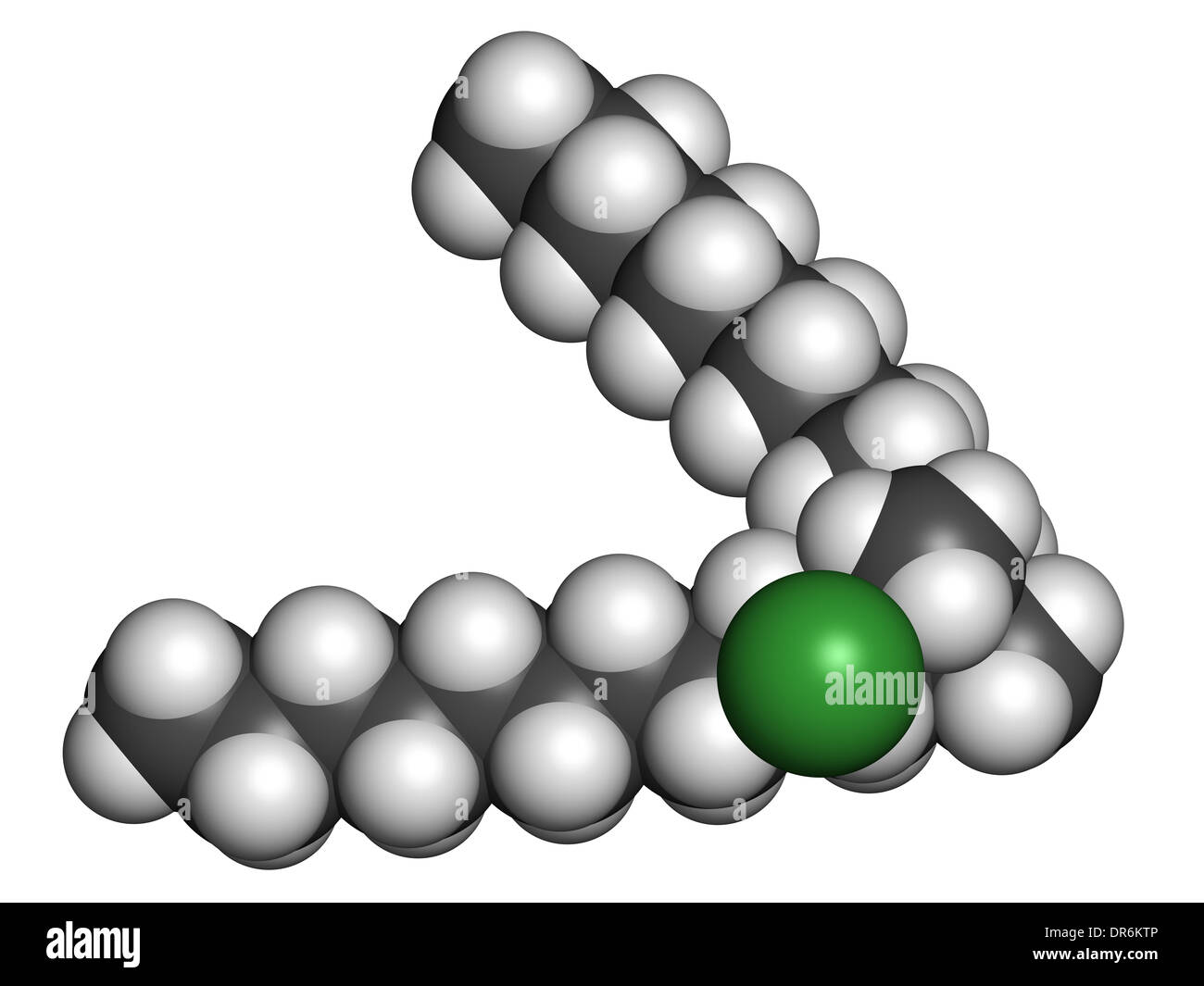 Didecyldimethylammonium chloride molecule hi-res stock photography and ...