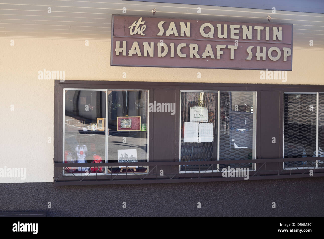 San Quentin state prison handicraft shop. Gift store Stock Photo - Alamy