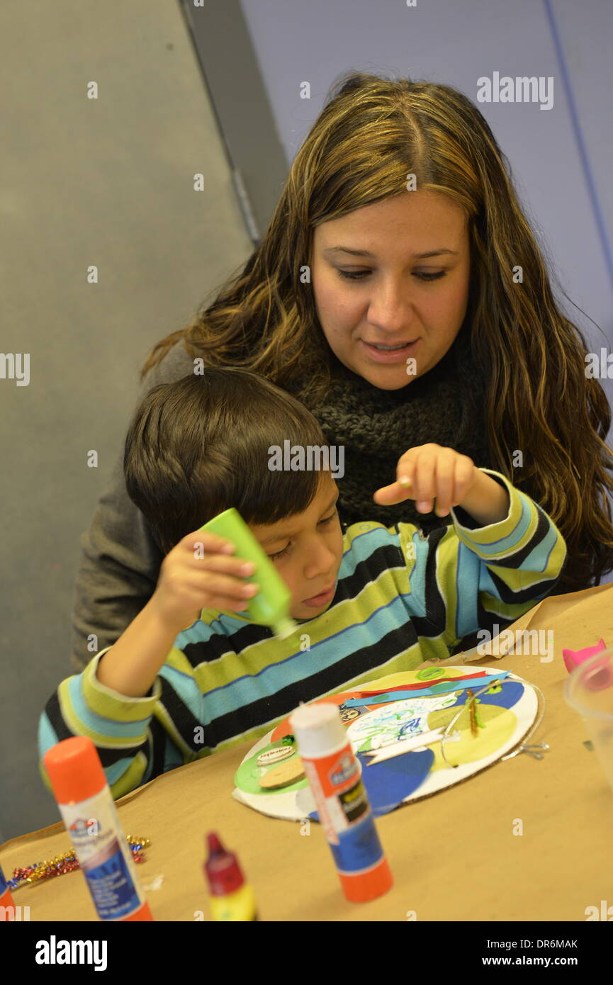 Garden City, New York, U.S. January 20, 2014. ALEXANDRA RIVERA and her ...