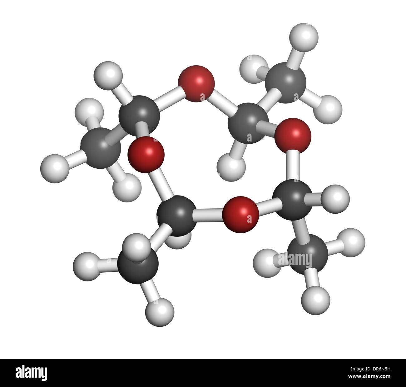 Metaldehyde pesticide molecule. Used against slugs and snails and as ...