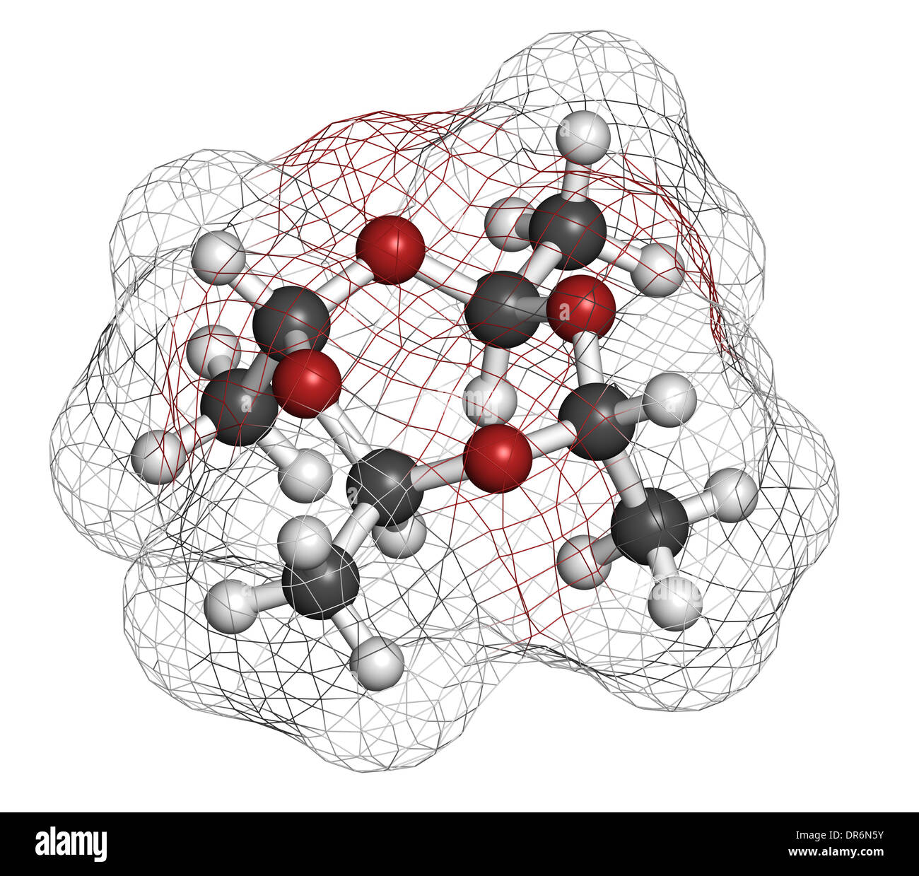 Metaldehyde pesticide molecule. Used against slugs and snails and as ...