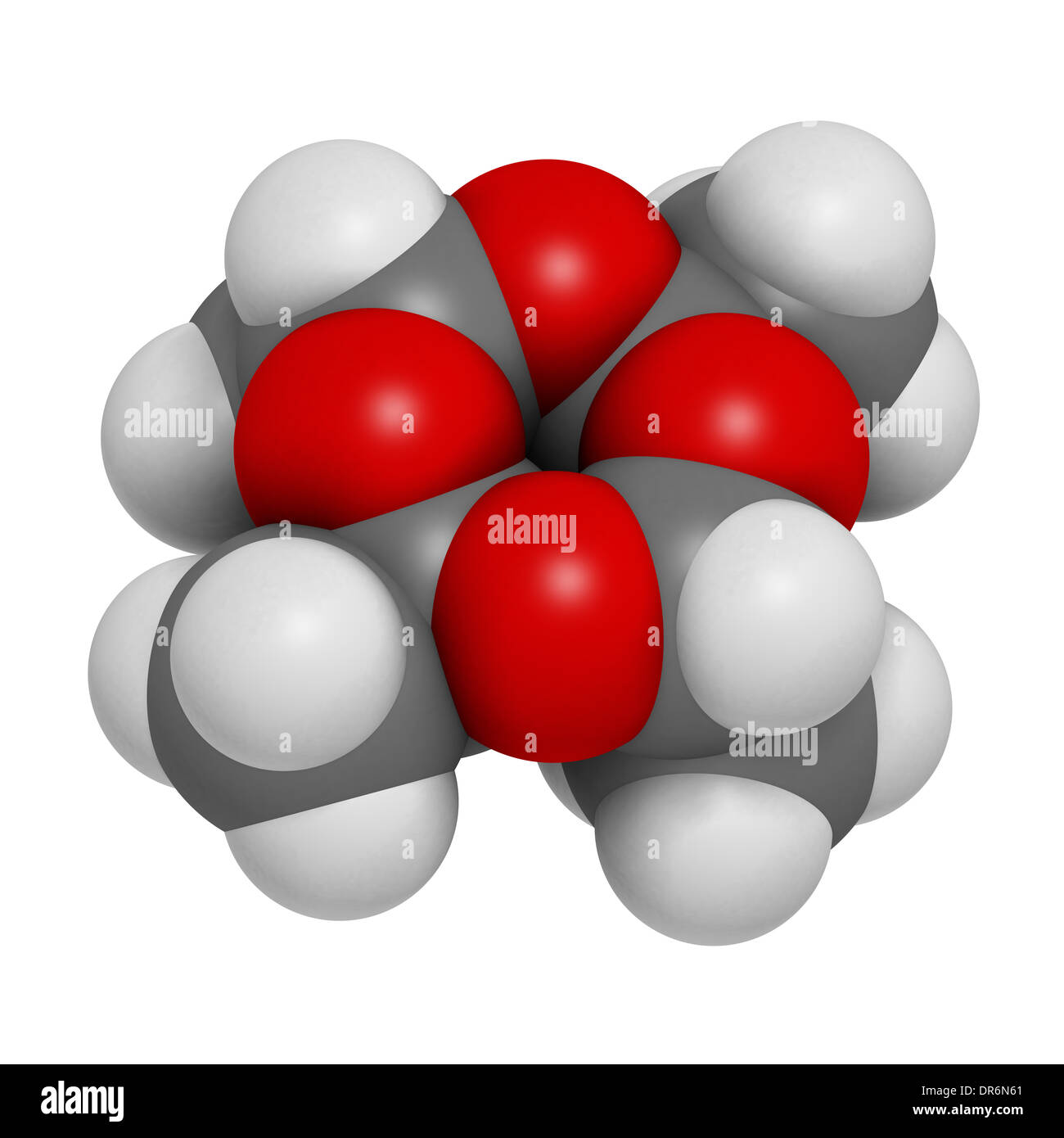 Metaldehyde pesticide molecule. Used against slugs and snails and as ...