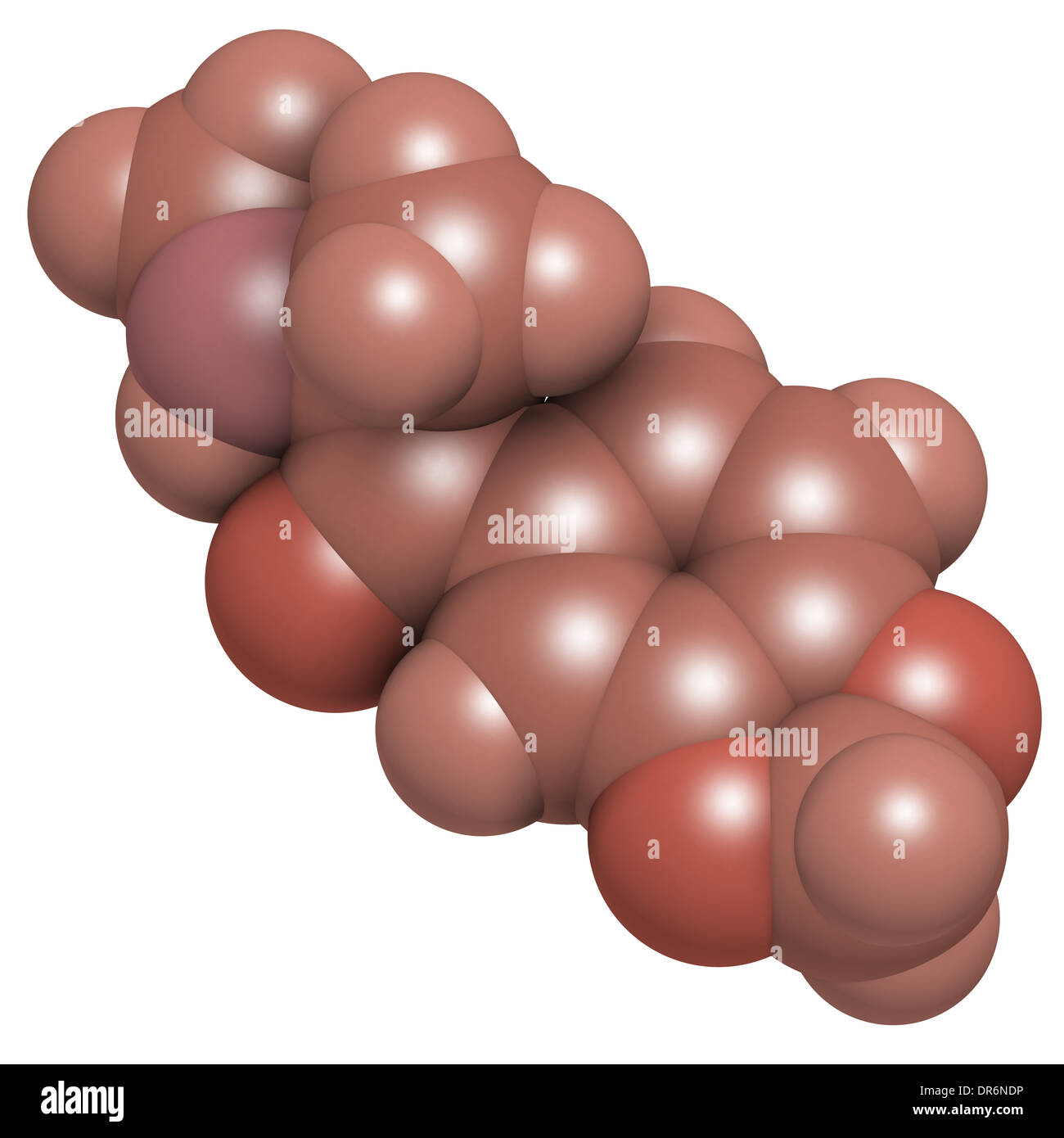 Methylone (bk-MDMA) stimulant molecule. Used as recreational drug Stock ...