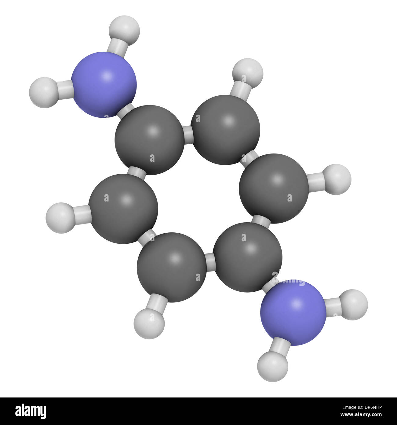 P phenylenediamine hair dye molecule hi-res stock photography and ...