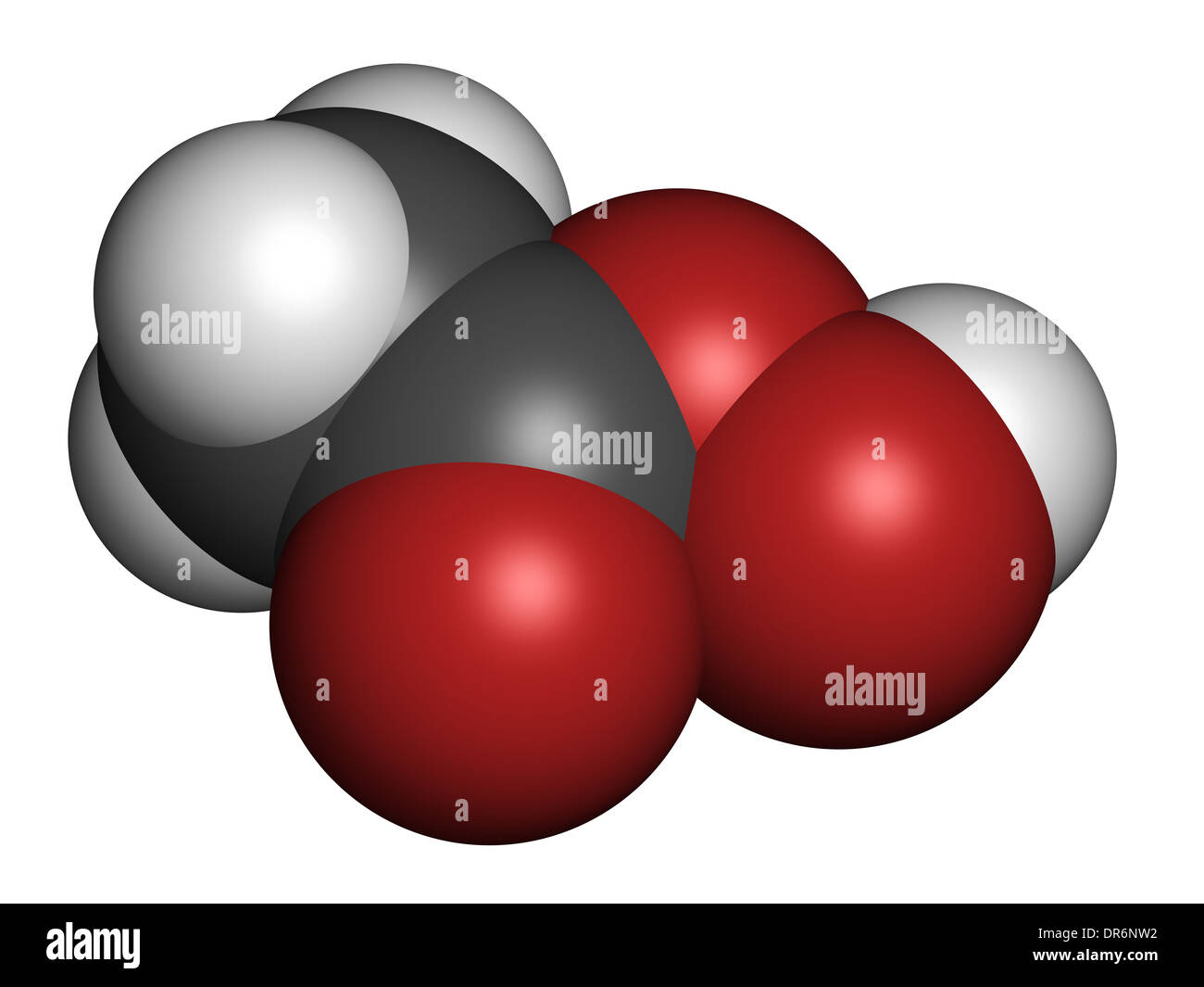 Peracetic acid (peroxyacetic acid, paa) disinfectant molecule. Organic ...