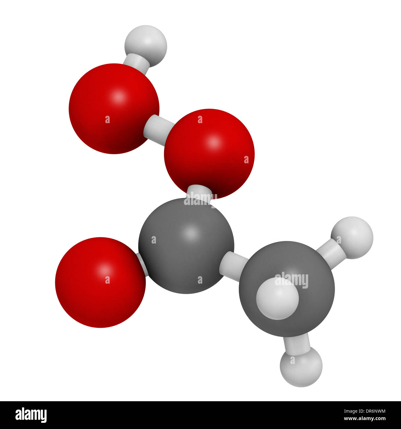 Peracetic acid (peroxyacetic acid, paa) disinfectant molecule. Organic ...