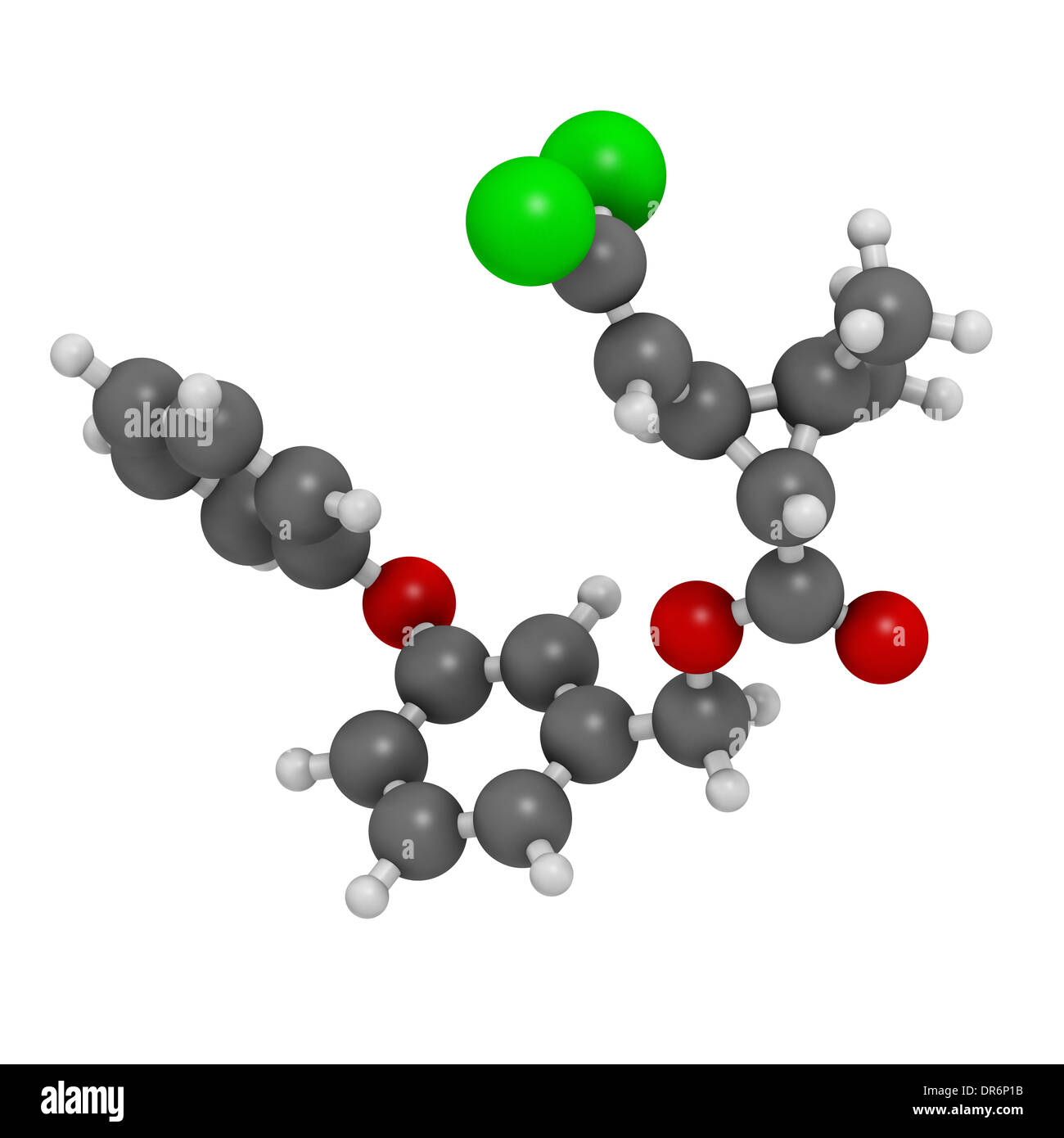 Permethrin pyrethroid insecticide. Used to treat scabies and head lice ...