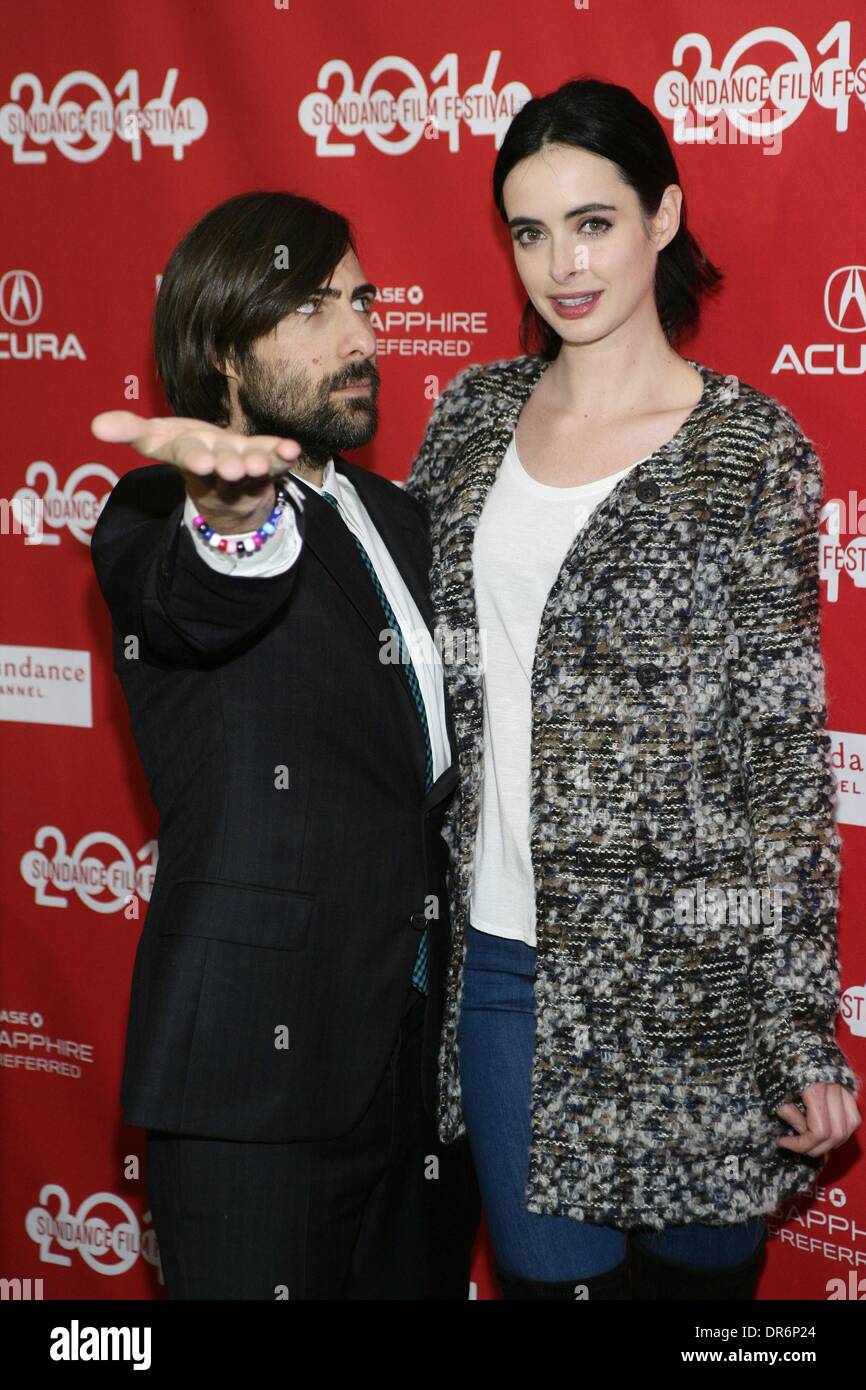 Park City, UT, USA. 20th Jan, 2014. Jason Schwartzman, Krysten Ritter ...