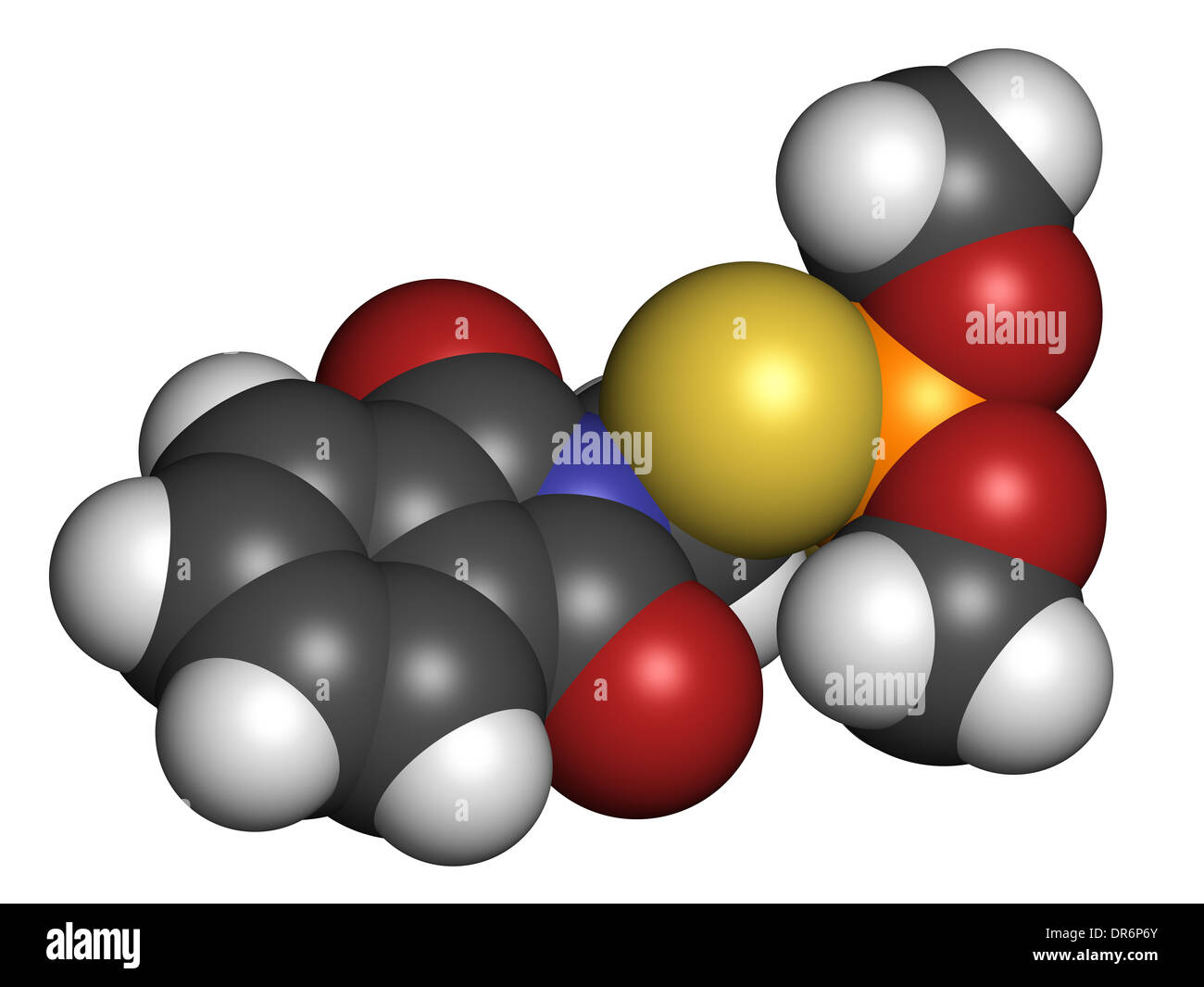 Phosmet organophosphate insecticide molecule Stock Photo - Alamy