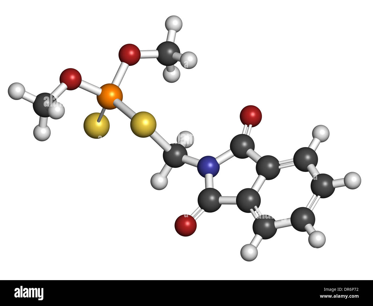 Phosmet organophosphate insecticide molecule hi-res stock photography ...