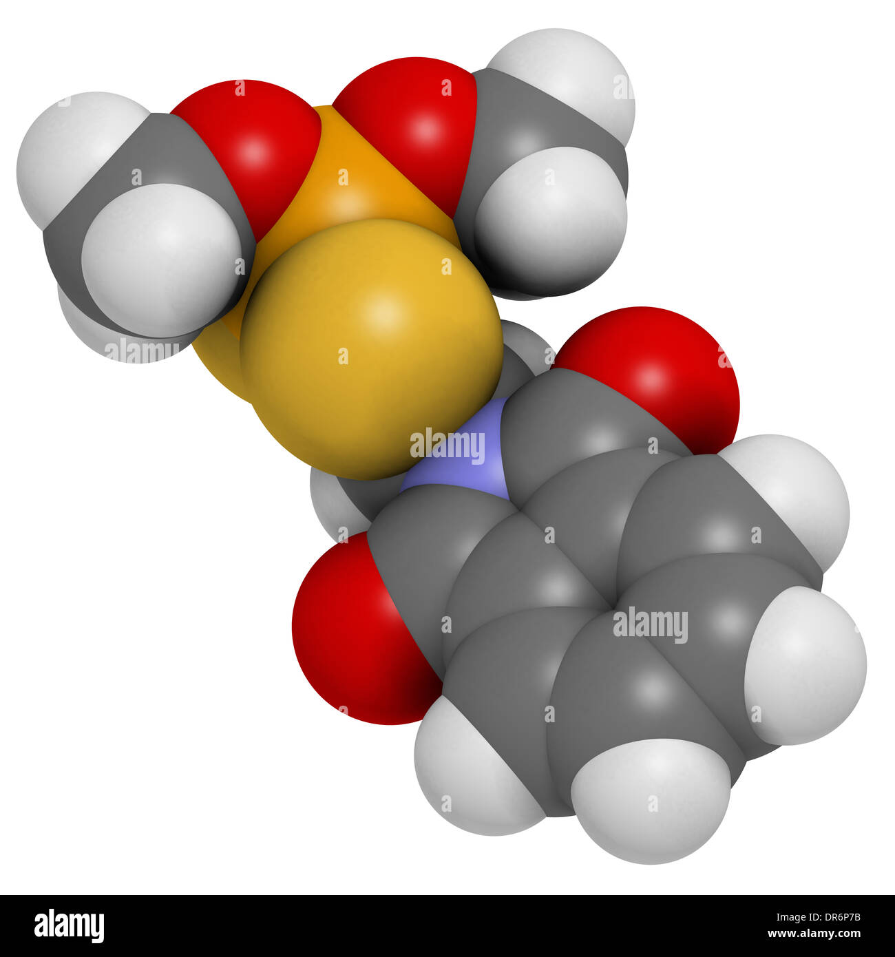 Phosmet organophosphate insecticide molecule Stock Photo - Alamy