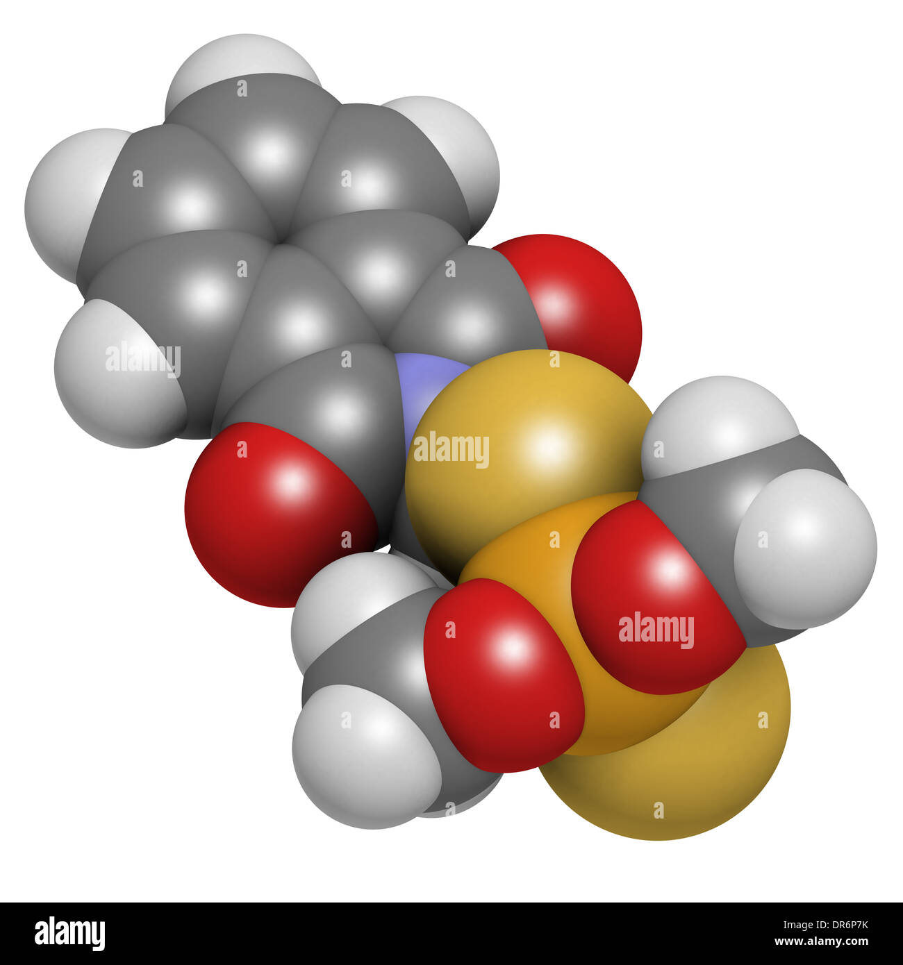 Phosmet organophosphate insecticide molecule hi-res stock photography ...