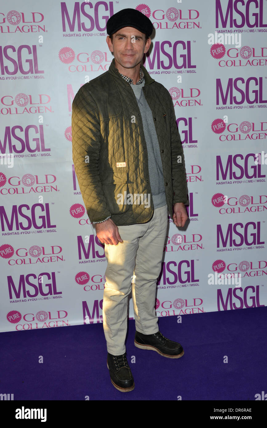 London, UK . 20th Jan, 2014. Scott Maslen arrive at the MediaSKIN NTA ...