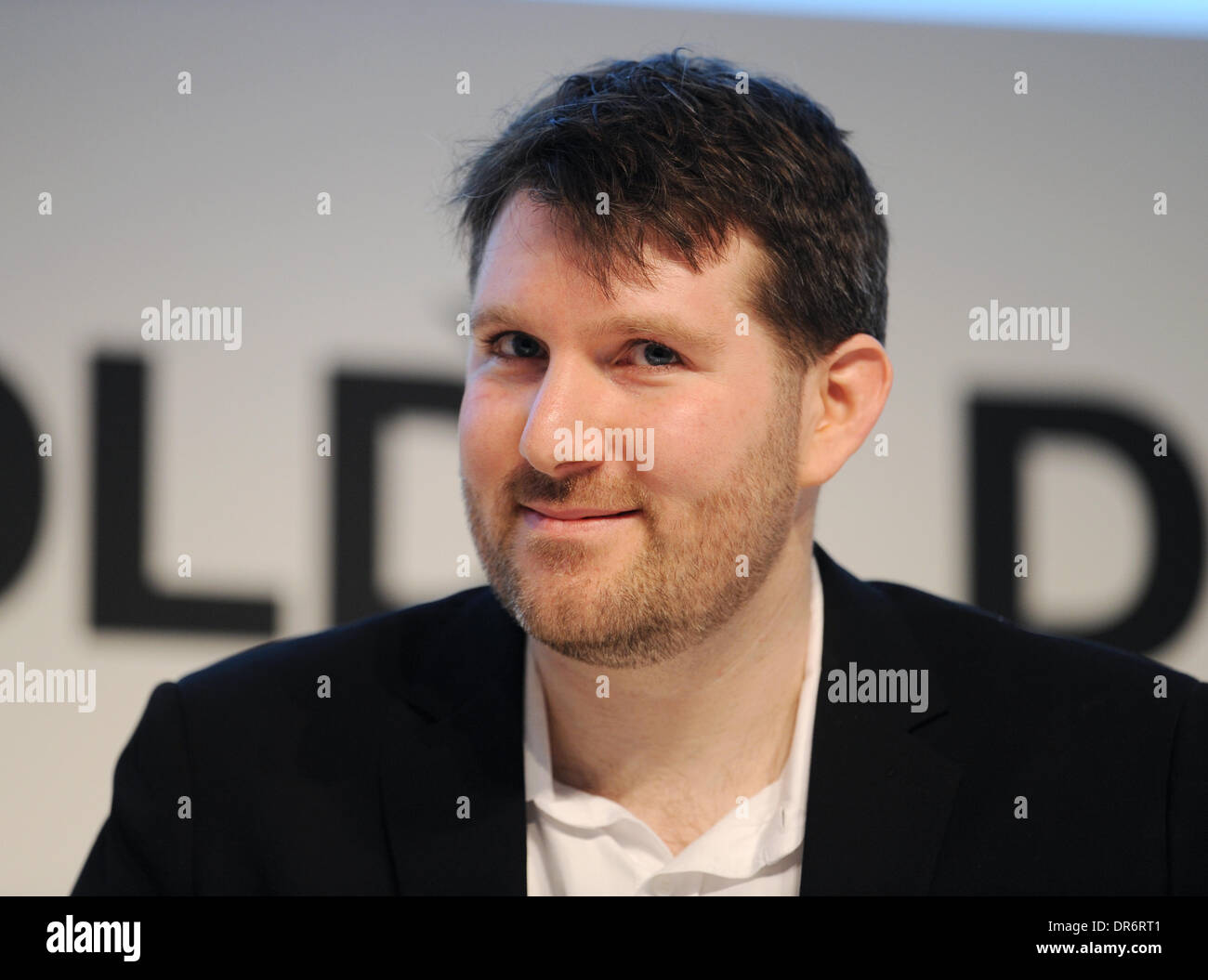 MUNICH/GERMANY - JANUARY 20: Eli Pariser (UpWorthy) smiles on the ...