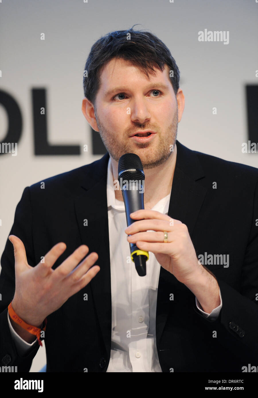 MUNICH/GERMANY - JANUARY 20: Eli Pariser (UpWorthy) speaks on the ...