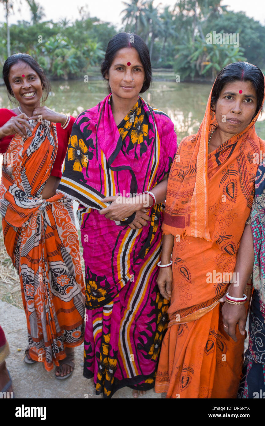 Villagers in a remote subsistence farming village on an island in the ...