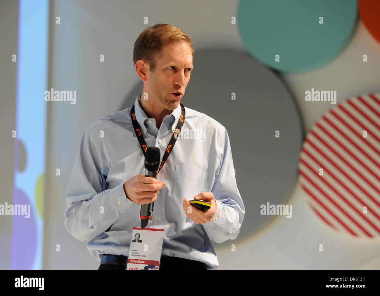 MUNICH/GERMANY - JANUARY 20: Henry Blodget (Business Insider) speaks on ...