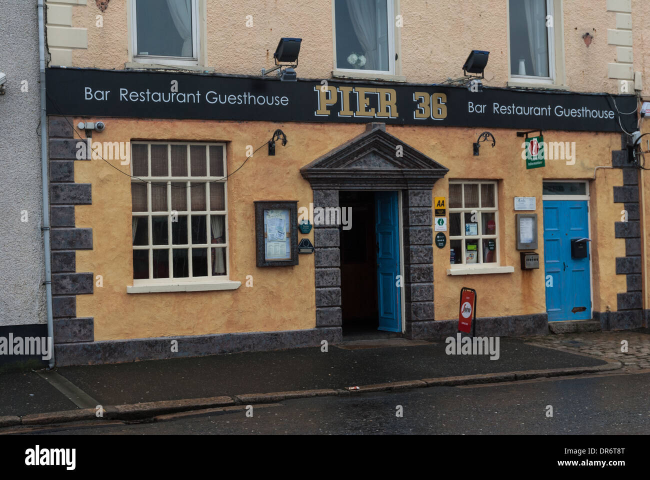 `Pier 36' bar and restaurant Stock Photo - Alamy