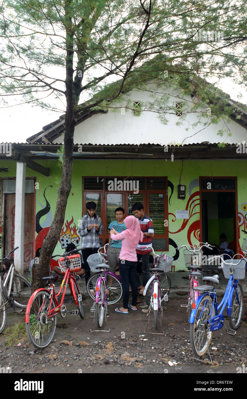 General view of "English Village" in the village of Pare Stock Photo ...
