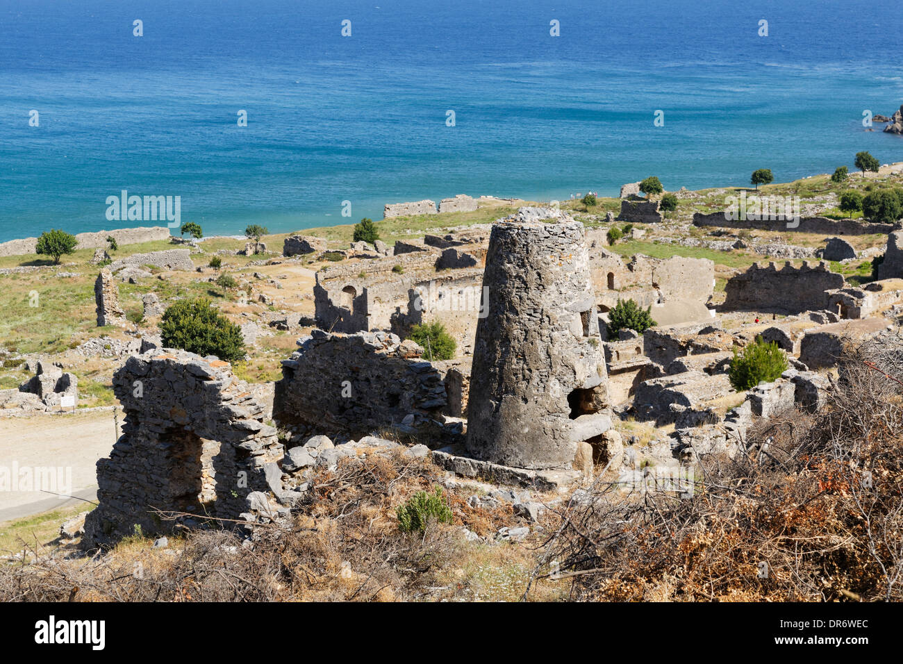 Turkey, Anamur, Antique town Anemurium Stock Photo - Alamy