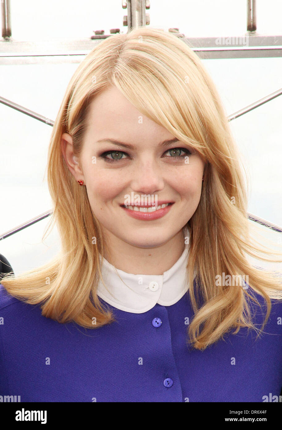 Emma Stone The cast of 'The Amazing Spider-Man' attend a lighting ...