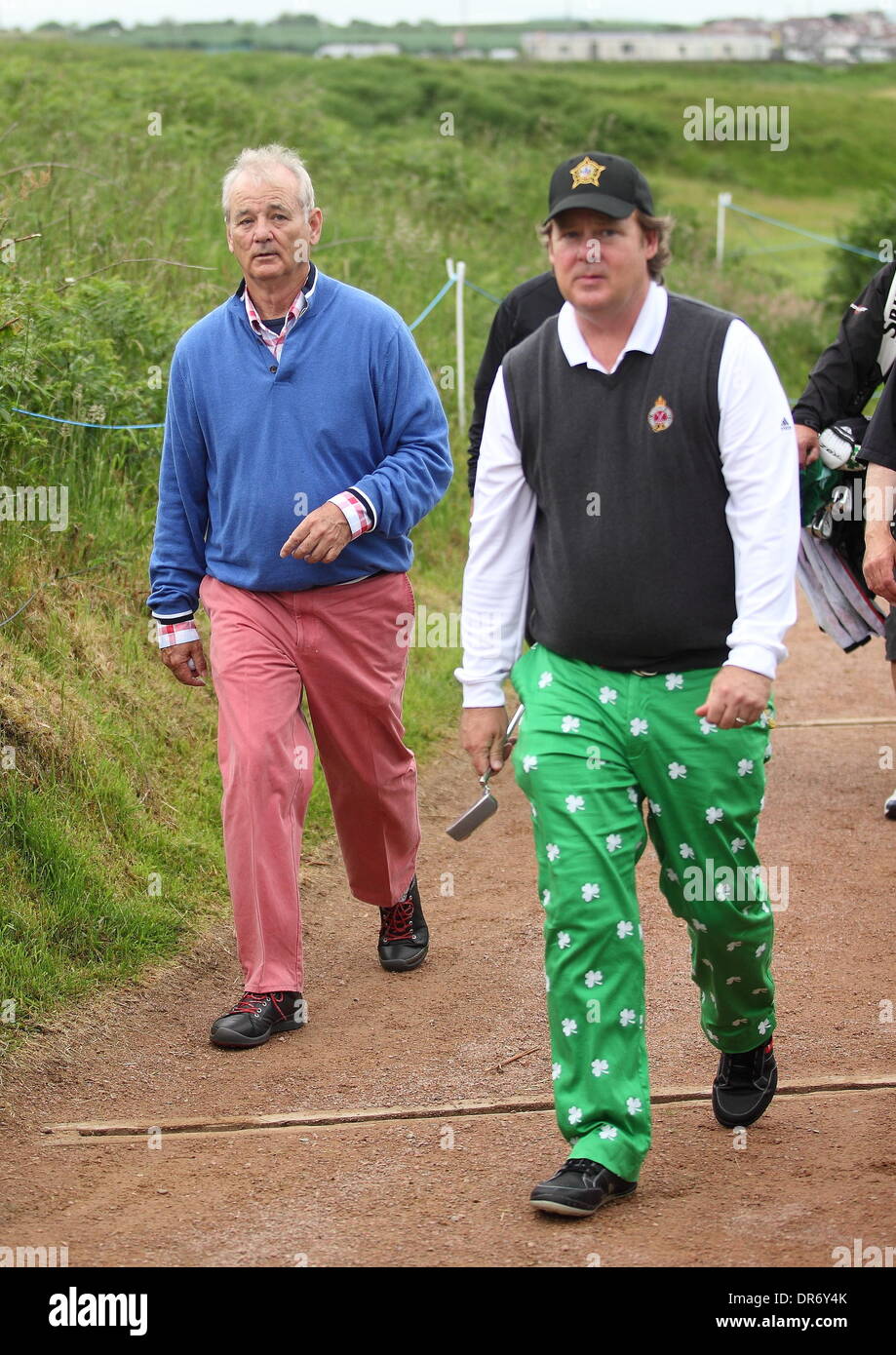 Bill Murray Pro-am for the 2012 Irish Open held on the Dunluce Links at ...