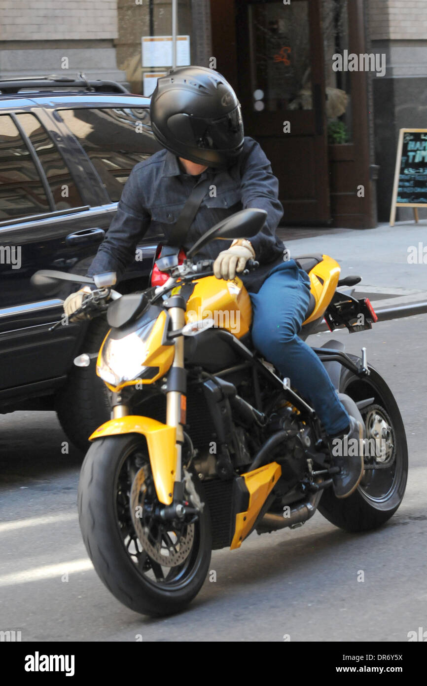 Orlando bloom and his motorcycle hi-res stock photography and images ...