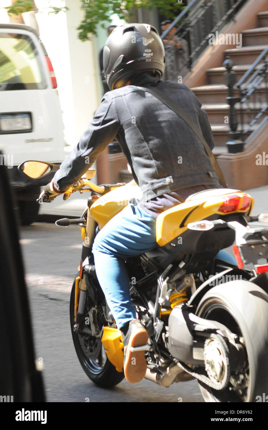 Orlando bloom and his motorcycle hi-res stock photography and images ...