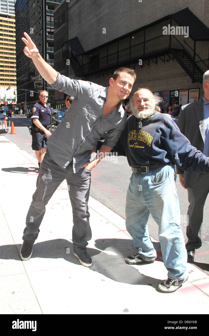 Channing tatum late show david hi-res stock photography and images - Alamy