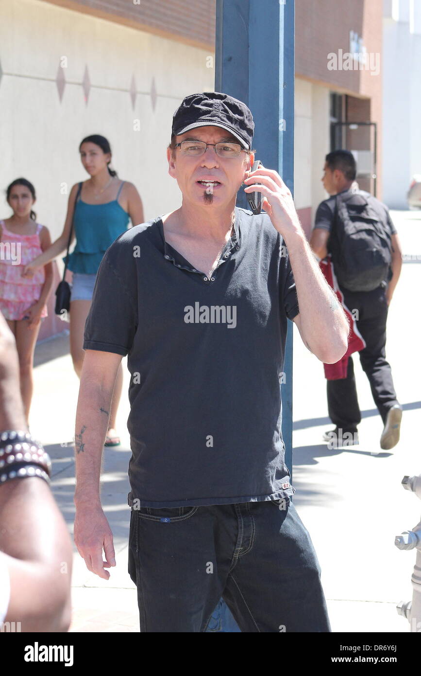 Actor Billy Bob Thorton seen out and about on his cell phone Los ...