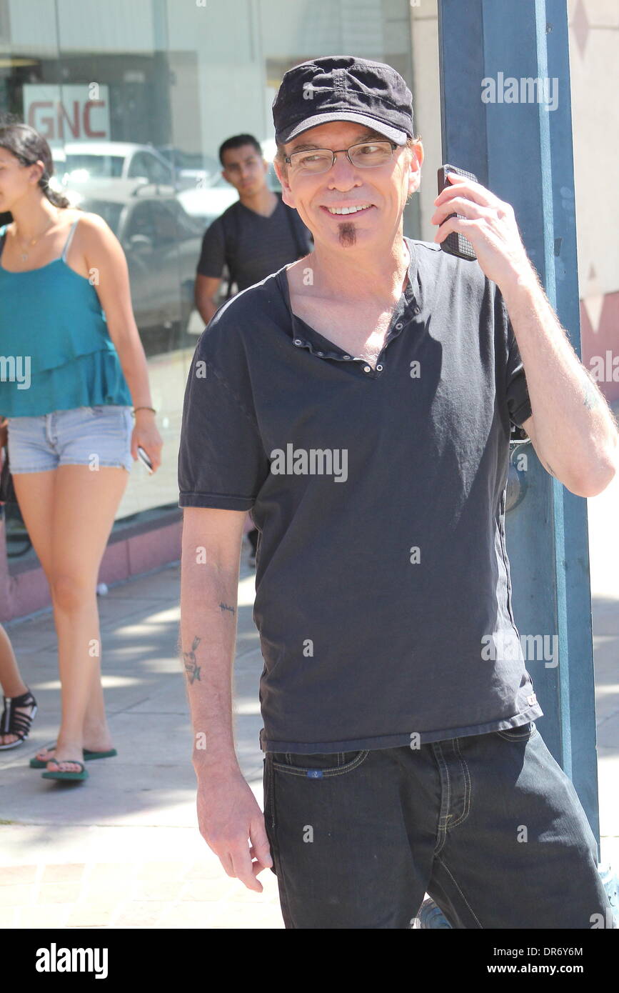 Actor Billy Bob Thorton seen out and about on his cell phone Los ...