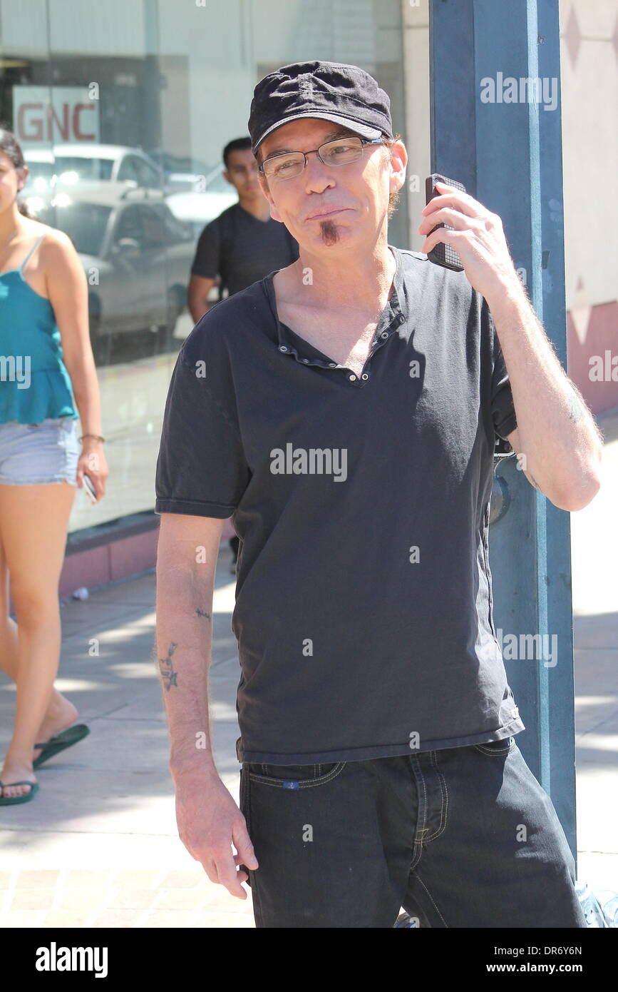 Actor Billy Bob Thorton seen out and about on his cell phone Los ...